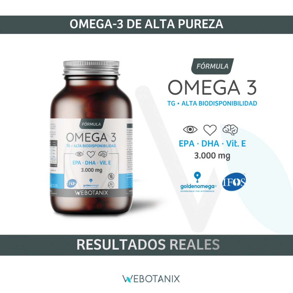 Omega 3 FÓRMULA · 60 Cápsulas · WeBotanix